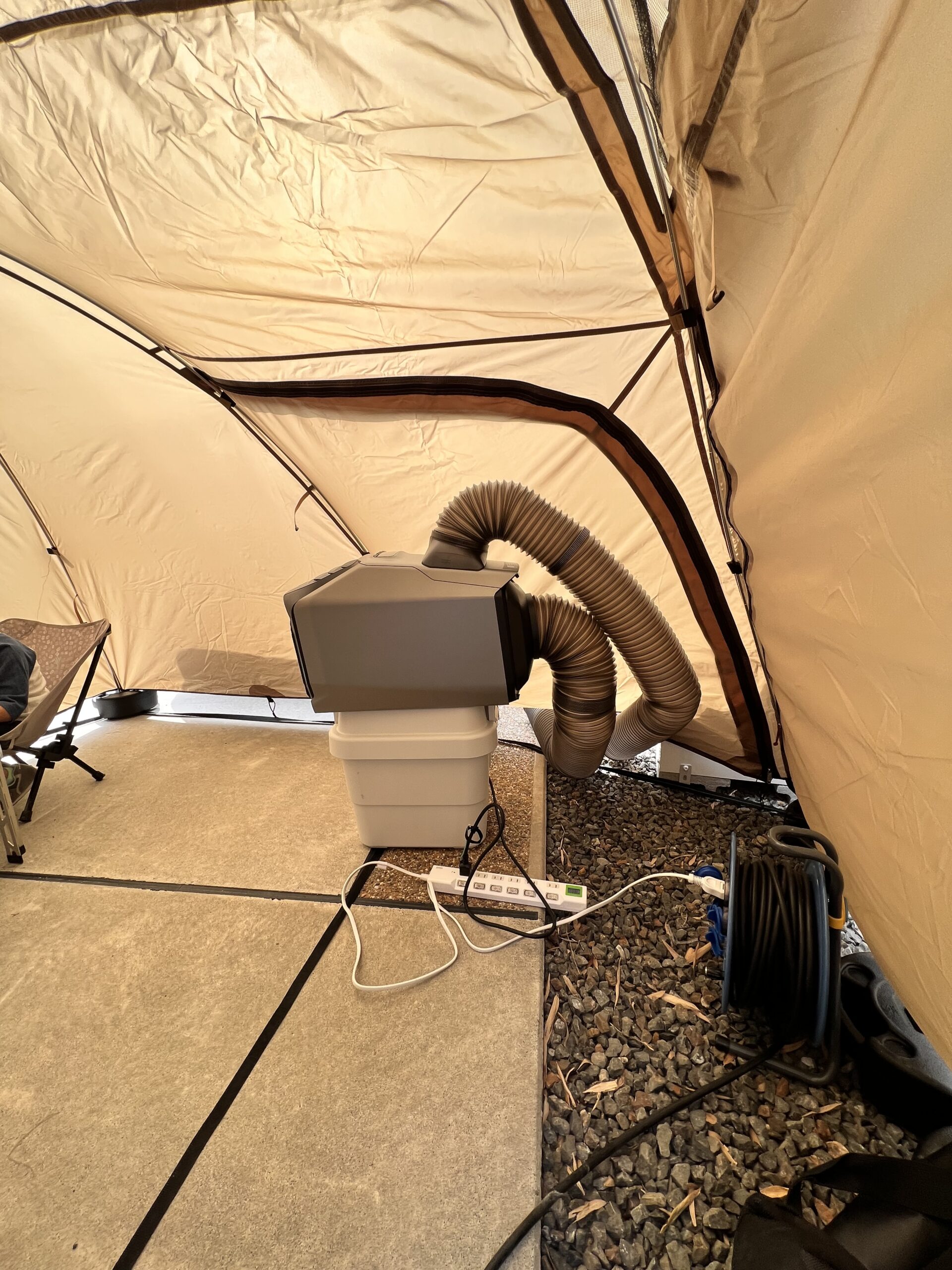 テントでEcoFlow Wave2 ポータブルエアコン使ってみた
